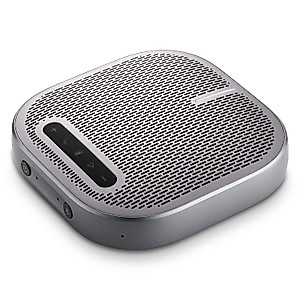 ViewSonic VB-AUD-201 Portable Wireless Conference Speakerphone with 360 Omnidirectional Sound Pickup, Reverse Charging, Bluetooth 5.0, Noise Cancellation for Home Office and Remote Meetings