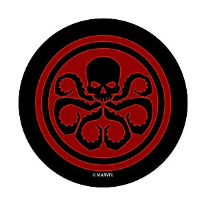 Marvel Hydra Red Icon PopSockets PopGrip: Swappable Grip for Phones & Tablets