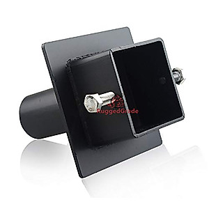 Tenon Adapter for 4 inch Square Pole - Convert 4 inch Square Pole to Slip fit Adapter -