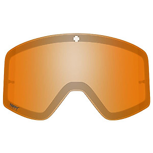 SPY Optic Marauder Replacement Lenses Winter Sport Color and Contrast Enhancing - HD Plus LL Persimmon with Silver Spectra Mirror