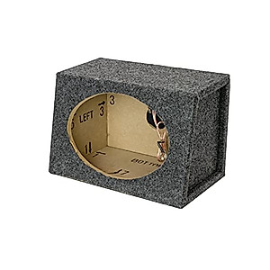 Scosche SE69KT 6x9 Single Car Speaker Enclosure with Gray Carpet