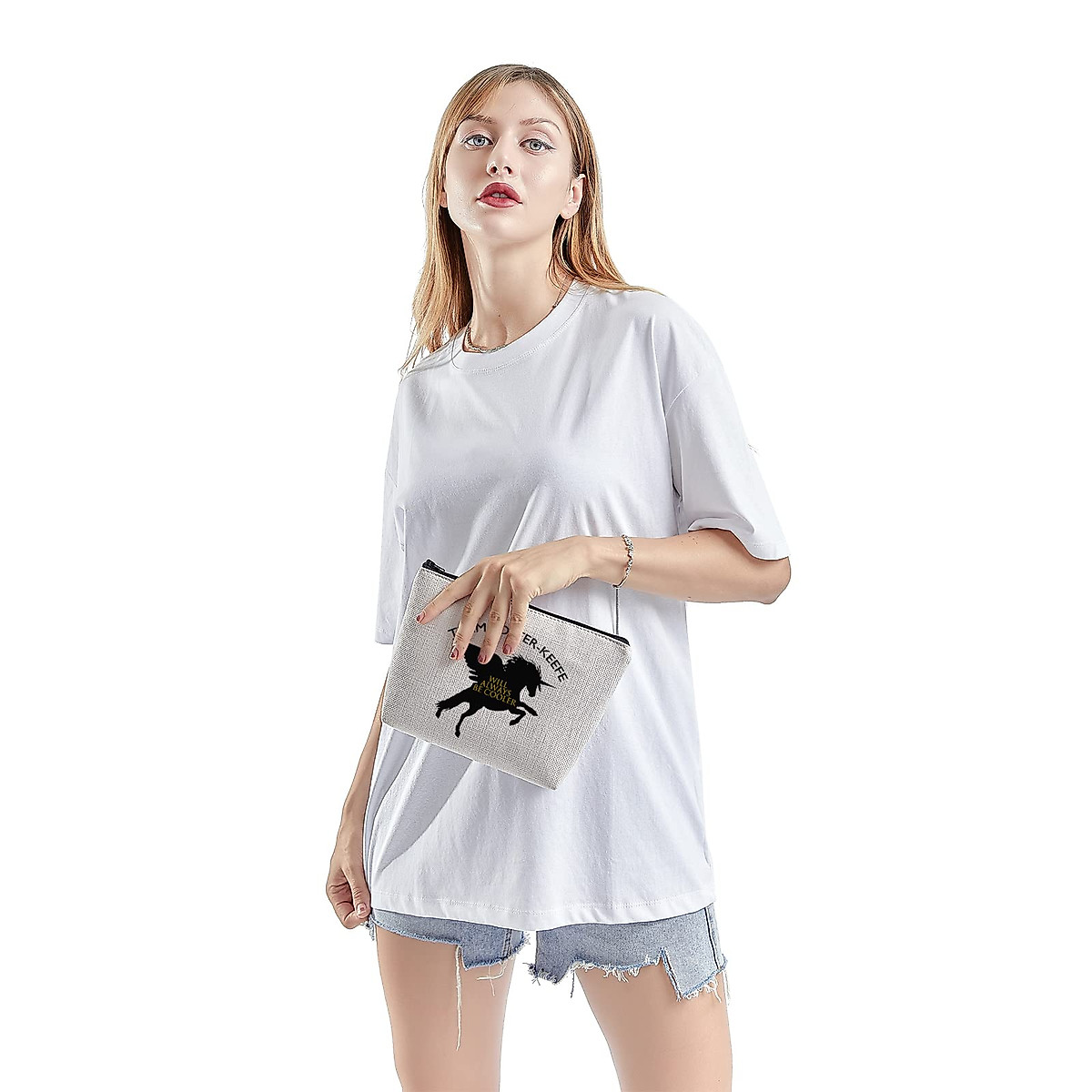 TSOTMO Book inspired Bookish Zipper Pouch Will Always Be Cooler Team Foster-Keefe Cosmetic Bag Gift For Book Lover Fans (Foster-Keefe)