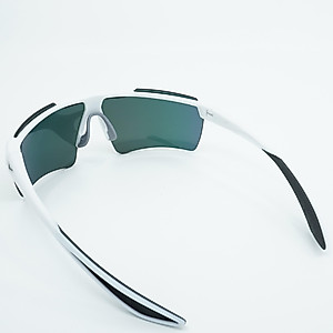 Nike Mens WINDSHIELD ELITE 20 Sunglasses (White/Black/Field Tint)