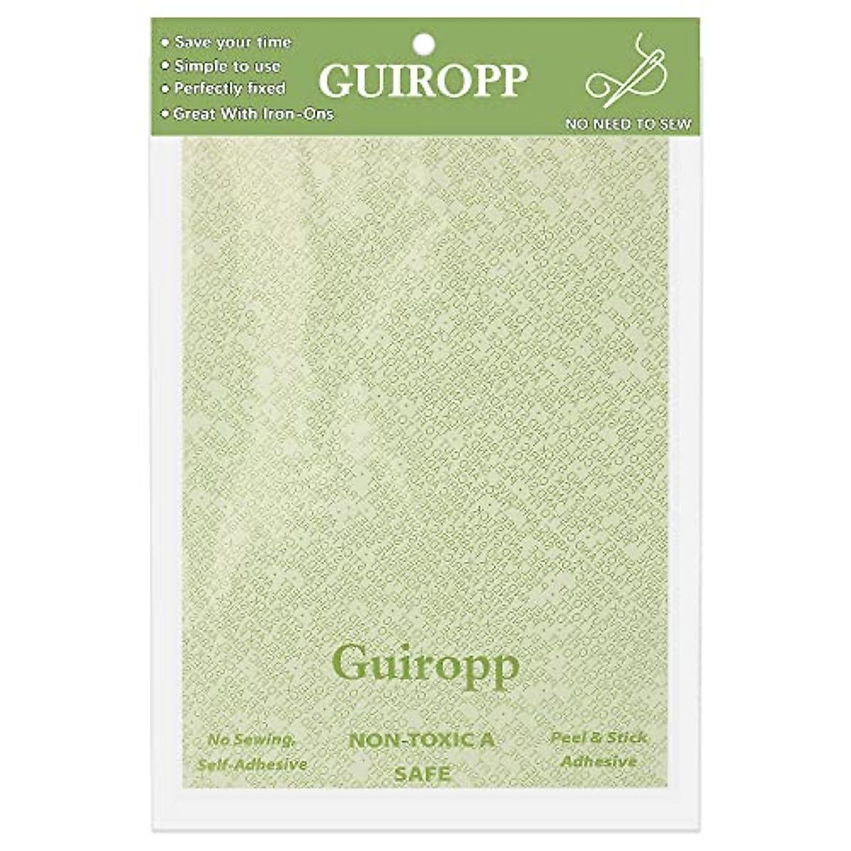 Magic Patch, Patch Magic Adhesive Cut to Fit Freestyle Double-Sided Patch Adhesive Kit (1-Pack) Boy/Girl Scout Patch Adhesive Perfect Decals on Fabric, Clothes, Hats, Bags, and Jeans