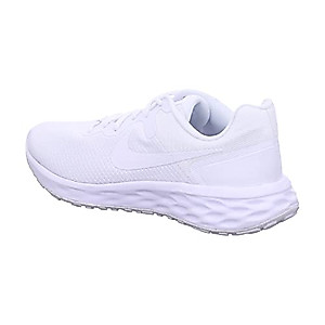 Nike Revolution 6 NN Mens Running Shoes, White/White-White, 9 M US