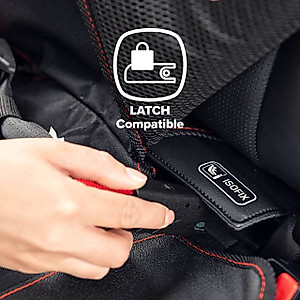 Diono Ultra Mat Pack of 2 Full Size Car Seat Protectors For Under Car Seat, Crash Tested With Premium Ultra Thick Padding For Durable, Water Resistant Protection, Includes 3 Mesh Storage Pockets,Black