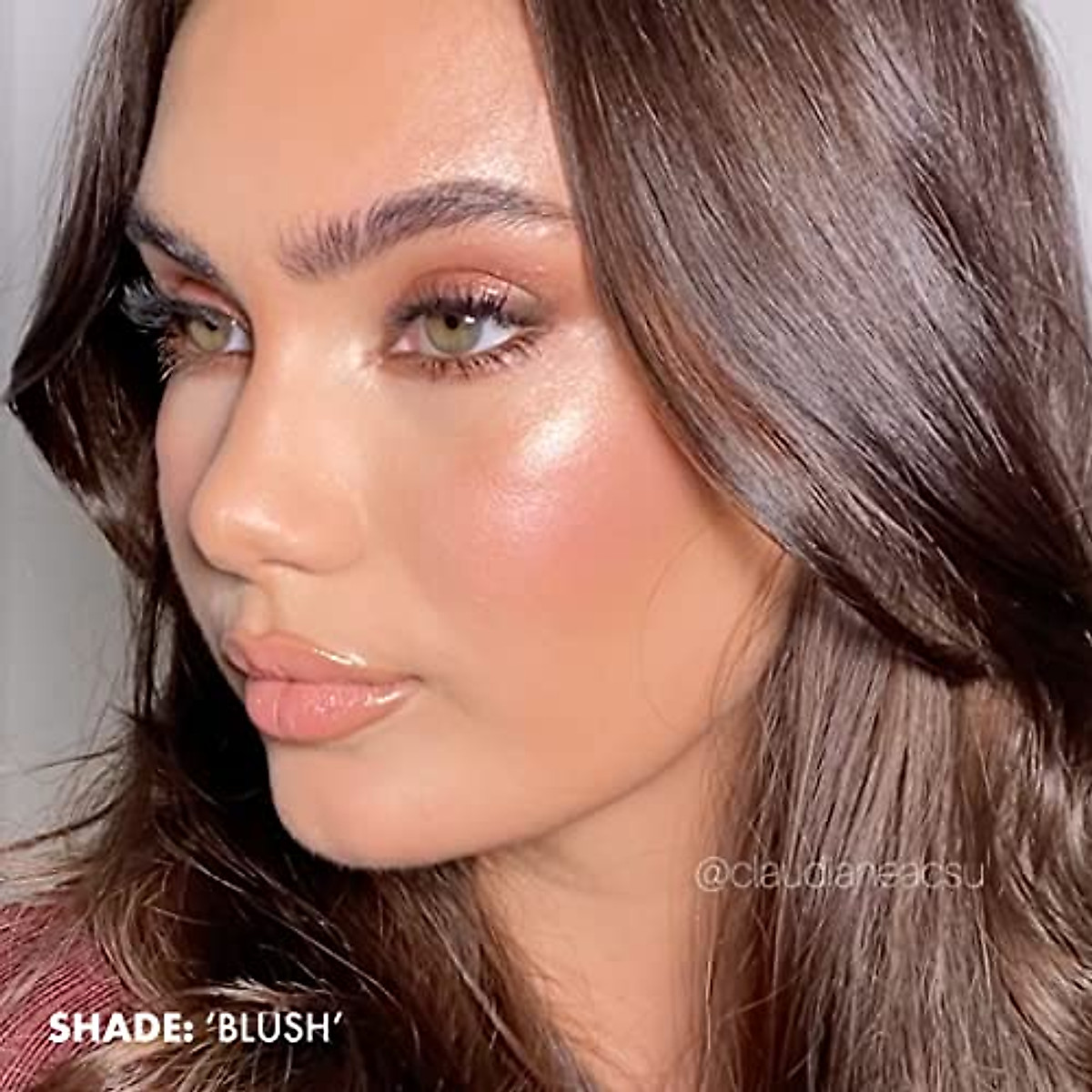 ICONIC LONDON Illuminator | Liquid Highlighter for a Radiant Glow, Cruelty-Free, Vegan Makeup, Blush (Peachy Rose) 0.45 Fl oz