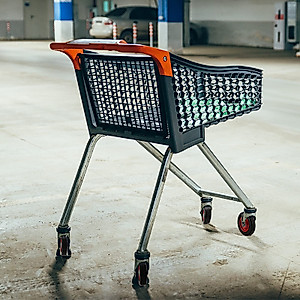 MOUYAT 4 Pack 6 Inch Flat Free Solid Rubber Replacement Tires, Rubber Hand Truck Wheel with 5/8 Inch Axle Size, Heavy Duty Solid Rubber Wheels for Hand Truck, Dolly, Wheelbarrows