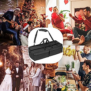 TORIBIO Telescope Case Bag, 35" Padded Storage Bag and Telescope Carrying Case for Telescope, Telescope Travel Bag with Pockets & Buckled Straps to Easily Secure Optical Tube & Tripod