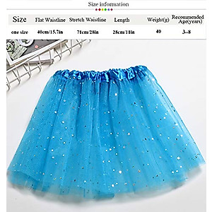 10Pcs Girls Princess Dress up Accessories Tutu Skirt Princess Tiara Crown Set Princess Party Decorations Gifts Party Favors Costume for Girls