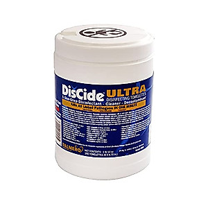 Palmero Sales Co Inc 60DIS-CS Discide Ultra Wipes Large 160/Can