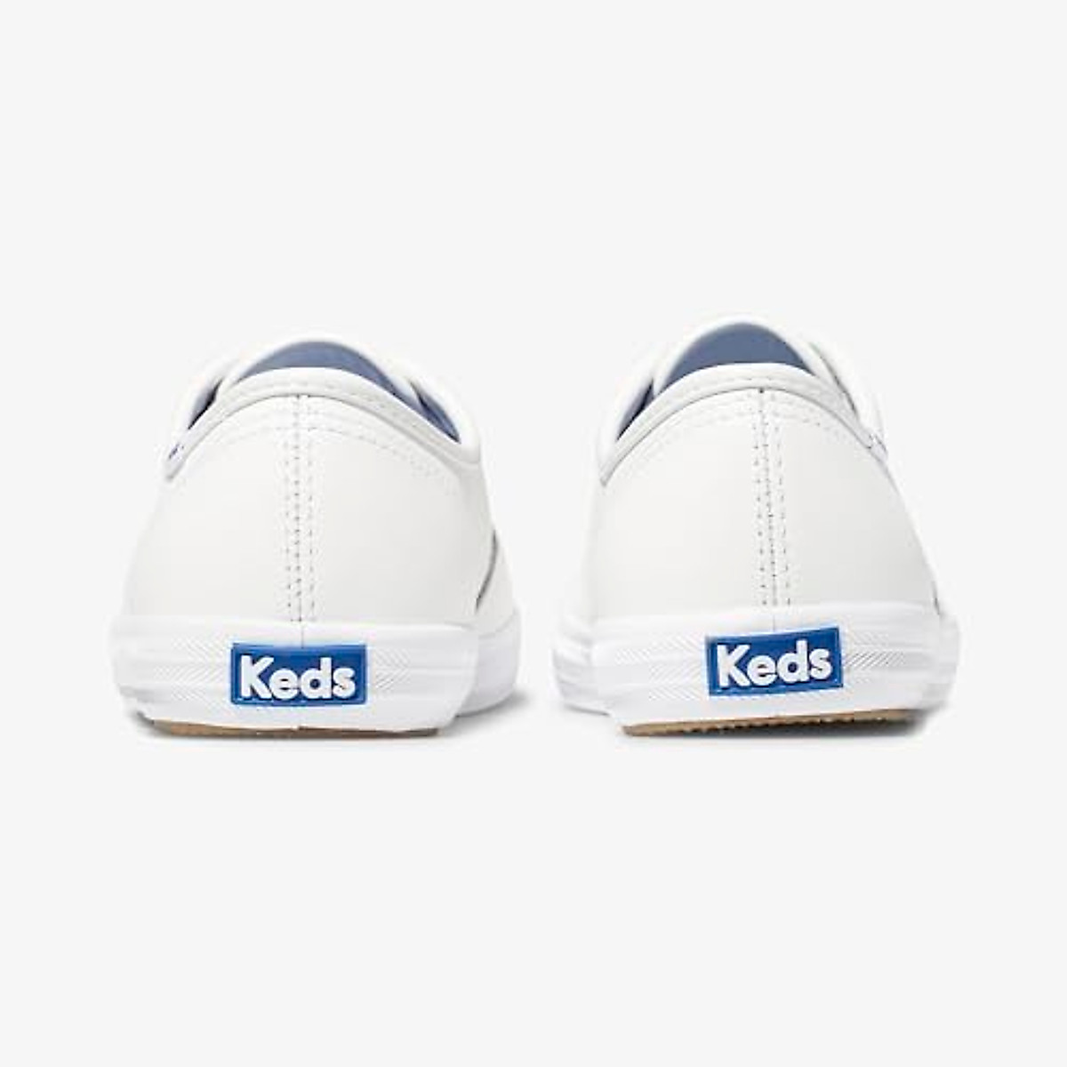 Keds Women's Champion Lace Up Sneaker, White Leather, 6.5