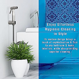 AVAbay Handheld Bidet Sprayer for Toilet - Jet Sprayer for Toilet - Adjustable Water Pressure - Easy to Install Toilet Water Sprayer - Bidet Attachment for Feminine Wash and Cloth Diaper Sprayer