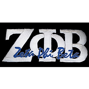 Zeta Phi Beta Sorority 3 "W White Sphinx Signature Emblem Patch