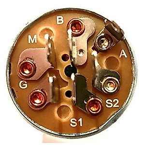 HD Switch Starter Ignition Switch Replaces John Deere TCA22740, TCA15075, AM101561 with 3 Keys & Free Carabiner