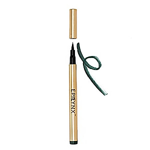 EPILYNX Long Lasting Waterproof Liquid Eyeliner with Precision Tip | Gluten and Allergen Free, Vegan Eyeliner Pencil |2mL| Green by Dr. Liia