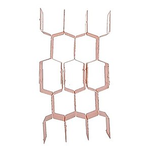 Oumefar 12pcs Drawer Dividers Organizer, Underwear Drawer Tool Drawer Divider Adjustable Honeycomb Closet Organizer Drawer Dividers(Pink)
