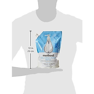 Method Gel Hand Soap Refill, Sweet Water, 34 oz, 1 pack, Packaging May Vary