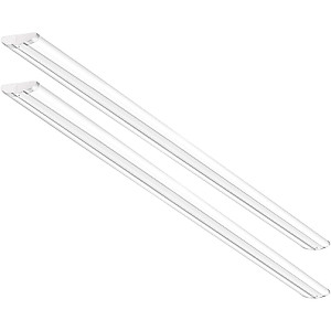 ANTLUX 8FT LED Shop Light 110W [6-lamp T8 Fluorescent Equiv.], Compact 8 Foot Strip Lights, 12500LM, 6000K, Commercial Grade Flush Mount Ultra Slim LED Wraparound for Garage Office Warehouse, 2 Pack