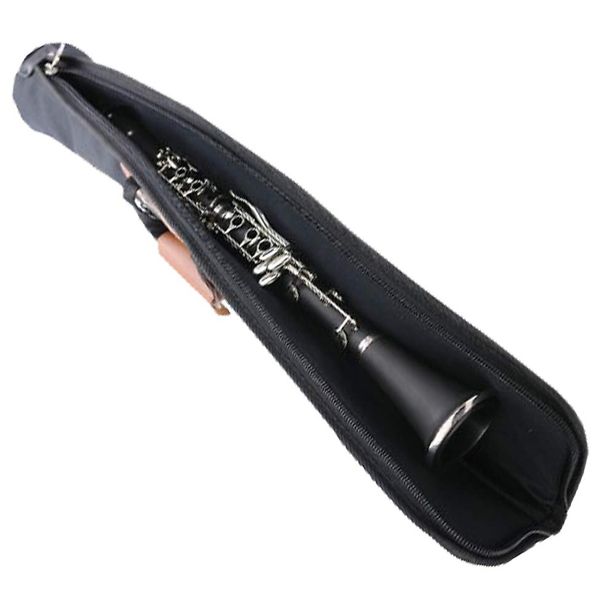 Xavnia Soft Clarinet Case Soprano sax Saxophone EWI Electronic Torch Gig Bag 1200D 15mm Padded with Leather Carry Handle