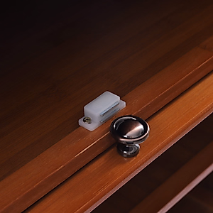 RIQUIPAI 10 Tier Shoe Storage Rack, Tall Bamboo Shoe Cabinet with Concealed Sliding Door & Raised Legs, Freestanding Shoe Rack for Living Room, Bedroom, Apartment, Entryway