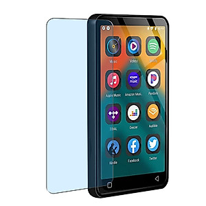 Puccy 3 Pack Anti Blue Light Screen Protector, compatible with Innioasis G1 MP3 Player TPU Film Guard （ Not Tempered Glass Protectors ）
