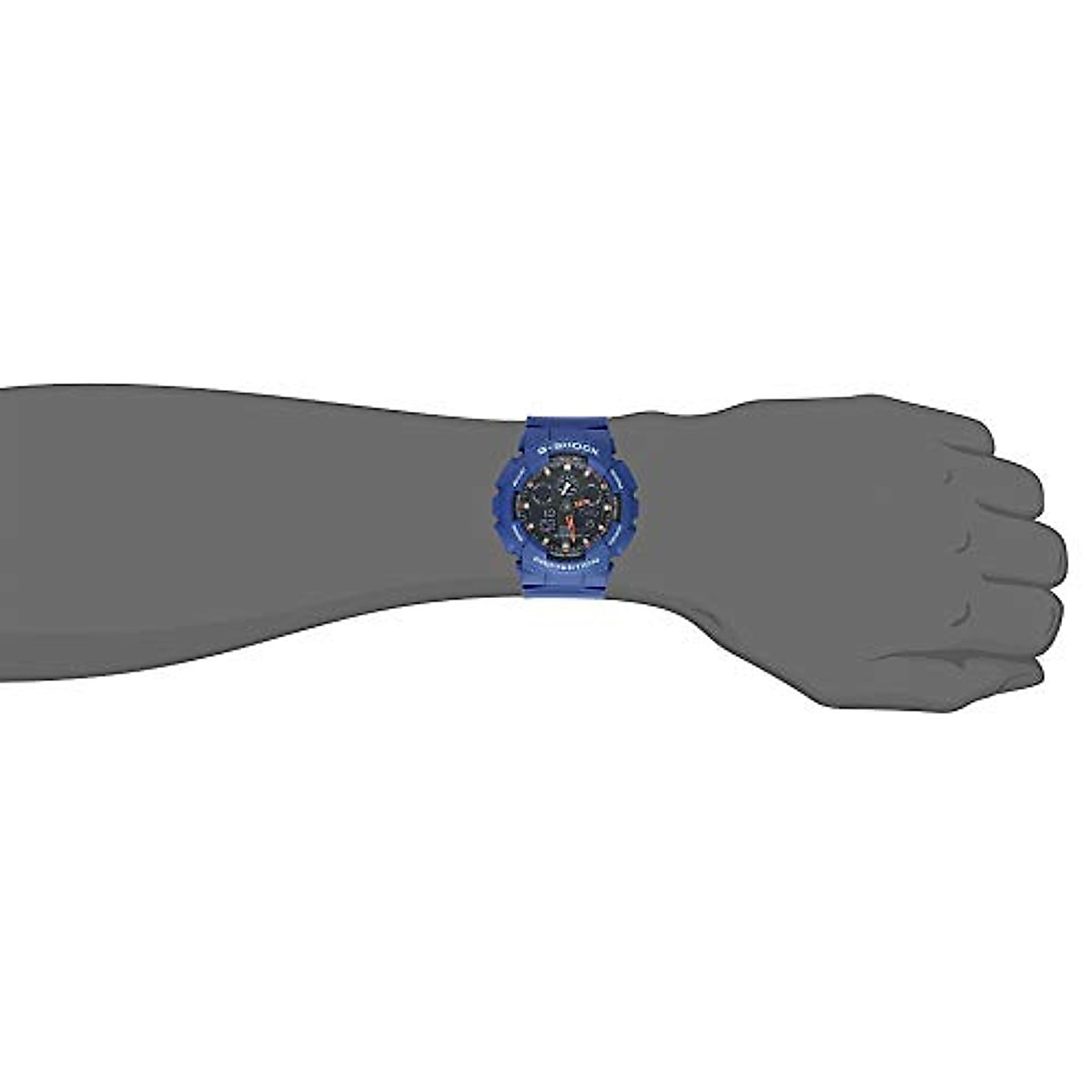 Casio Men's GA-100L-2ACR G SHOCK Analog-Digital Display Quartz Multi-Color Watch