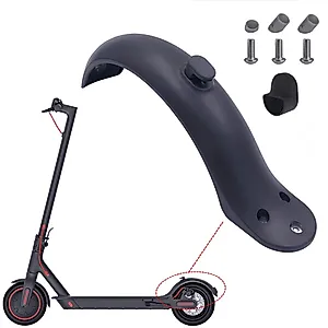 Glodorm Rear Fender Mugguard Kit for Mijia Scooter Replace Parts Accessories for Xiaomi M365/M365 Pro Electric Scooter (Black)