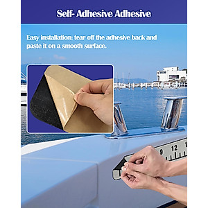 36" Fish Ruler for Boat EVA Foam Fish Measuring Ruler with Self-Adhesive Backing Fish Measurement Tape Sticker Tool for Fish Boat 36 inch