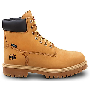 Timberland PRO 6IN Direct Attach Men's, Wheat, Steel Toe, EH, MaxTRAX Slip Resistant, WP Boot (11.0 W)