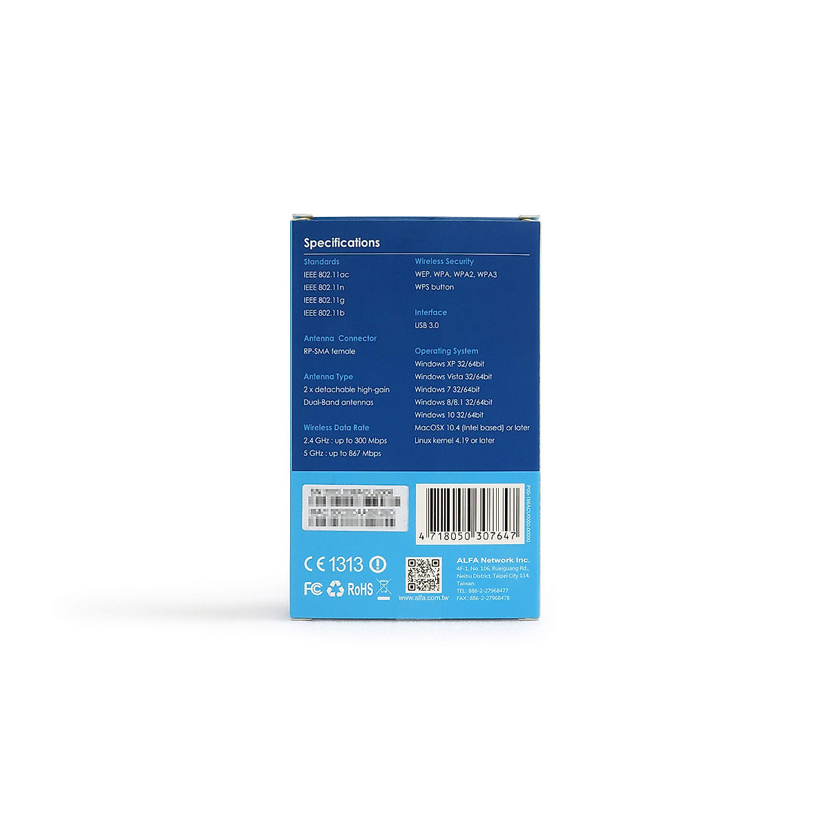 ALFA 802.11ac AC1200 MU-MIMO USB Adapter (AWUS036ACU)