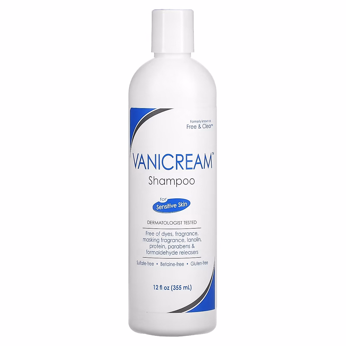 Vanicream Shampoo For Sensitive Skin 12 OZ (Pack of 3)