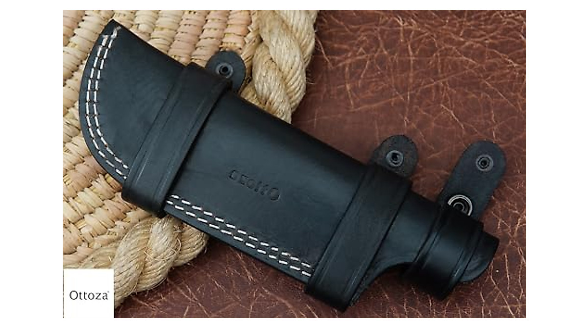 Ottoza Leather Knife Sheath for Left-Handed Users