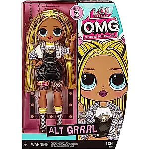 L.O.L. Surprise! OMG Alt Grrrl Fashion Doll – Great Gift for Kids Ages 4+