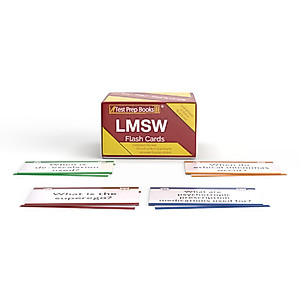 LMSW Exam Prep 2025-2026 Study Cards: ASWB Masters Social Work Review with Practice Test Questions [Full Color Cards]