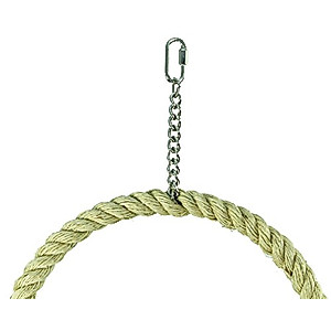 Bonka Bird Toys 1768 Medium Sisal Rope Swing Natural Roost Toy Toys Bird cage Cages