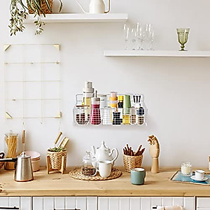 2Pcs Shower Caddy Shelf Organizer Rack, JOPBENG No Drilling Wall Mounted Bathroom Organizer, Rustproof Self Adhesive Shower Shelves for Bathroom Toilet Kitchen RV