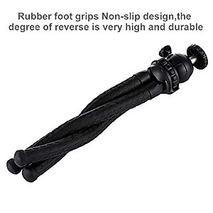 PULUZ Flexible Camera Tripod, Mini Octopus Flexible Tripod Holder with Ball Head for oPro/Action Cam/DSLR Canon Nikon Sony, Smartphone Size: 11.81X1.97 inch
