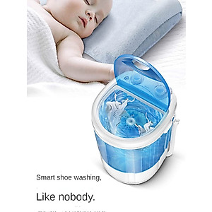 YYbm Shoe Washing Machine Small Household Intelligent Shoe Washer Lazy Brush Shoes Washing Shoes Laundry Integrated Machine (Color : B, Plug Type : EU)