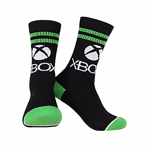 Xbox Socks Gaming Console Logo Adult Crew Socks 1 Pair