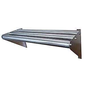 KPS Commercial Stainless Steel Tubular Wall Shelf 18 x 48