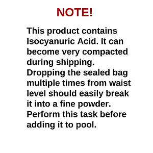 Pool Conditioner Chlorine Stabilizer 10lb Bag