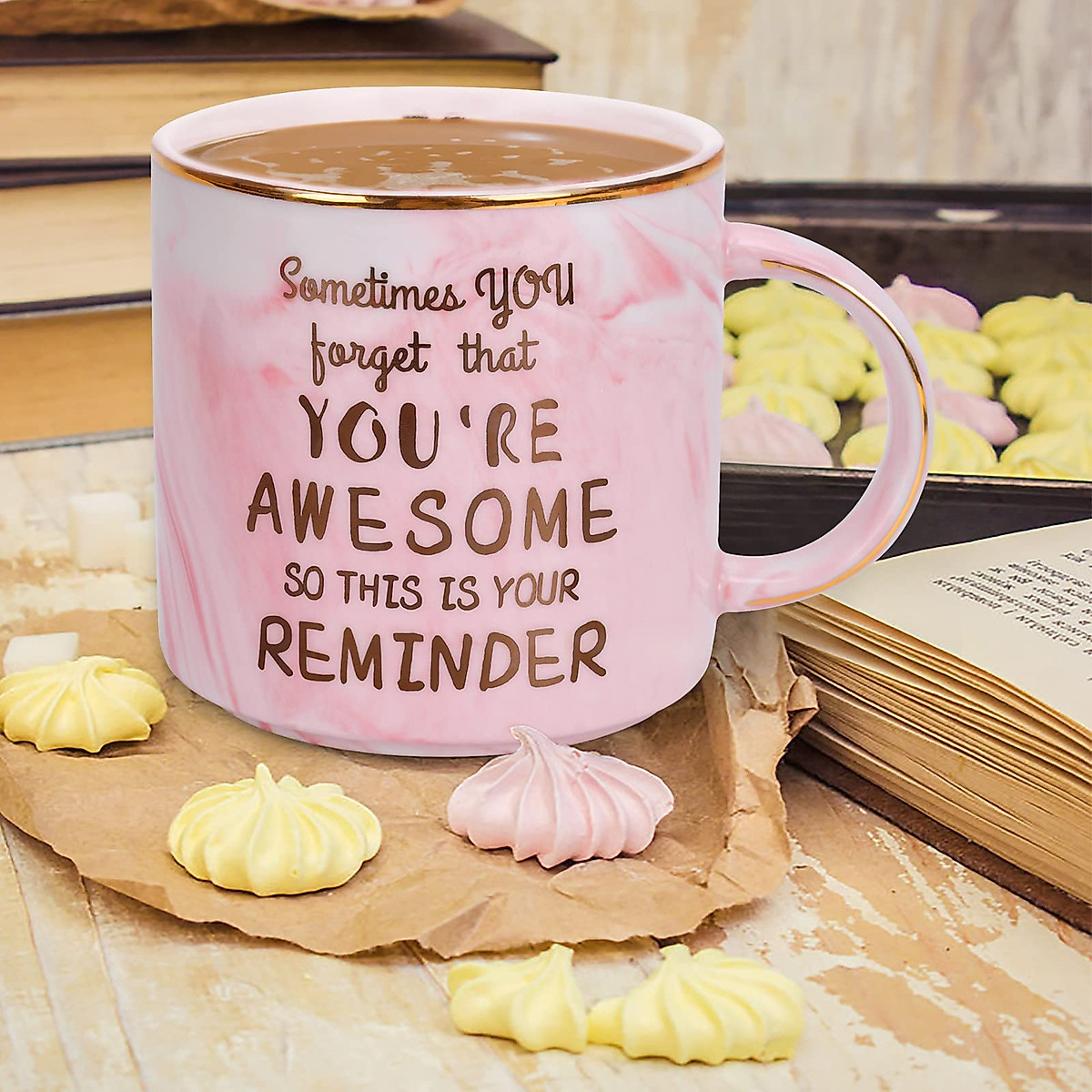 Mothers Day Mom Gifts from Daughter Son, 12 OZ Coffee Mug Valentines Day Mothers Day Mom Gifts Christmas Stocking Stuffers for Girlfriend Birthday Anniversary Grandma Friend Sister Gifts