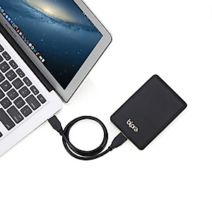 BIPRA S3 2.5 inch USB 3.0 NTFS Portable External Hard Drive - Black (320GB)