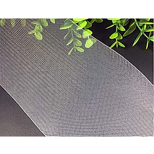 Teemico 50 Yards Stiff Polyester Horsehair Braid for Polyester Boning Sewing Wedding Dress Dance Formal Dress Accessories (White, 2 inch)