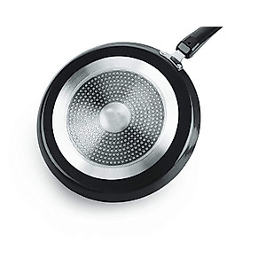 YADNESH Aluminum Saute Fry Pan with Non-Stick Coating, 17.5 in Length, 11 in Width, 0.5 in Height