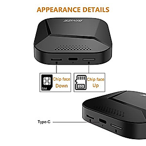 Binize Android 12 Multimedia Video Box Support Wireless Carplay&Android Auto, Carplay AI Box Carplay Streaming Support YouTube,Netflix