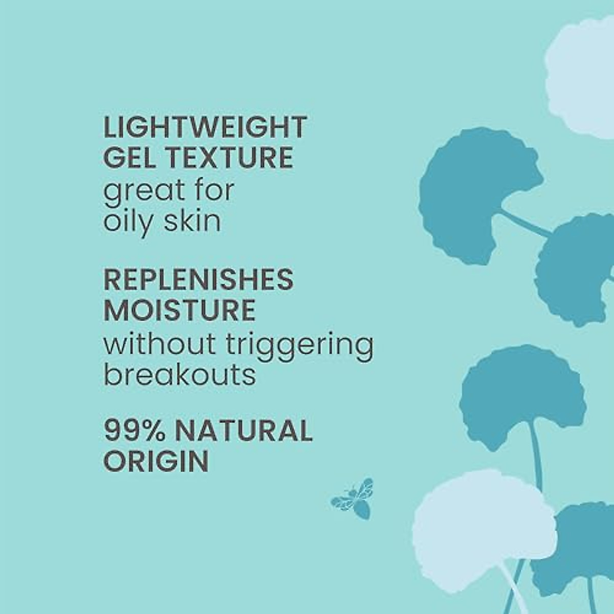 Burt’s Bees Daily Gel Cream , Skin Balancing Face Moisturizer, Hydrates Skin, for All Skin Types, With a Prebiotic, 1.8 Oz.