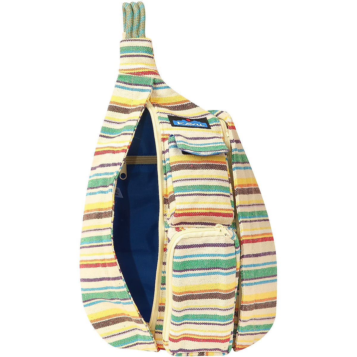 KAVU Mini Interwoven Rope Bag Sling Pack - Aloha Stripe