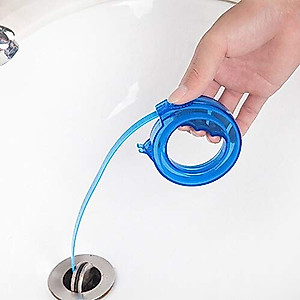 Mggsndi Hair Drain Clog Remover Cleaning Tool, Drain Sink Brush Cleaner Unclog Sink Tub Snake Hair Removal Tool for Home Bath Toilets, Bathroom, Shower, Kitchen Clogged Pipe Bathtub
